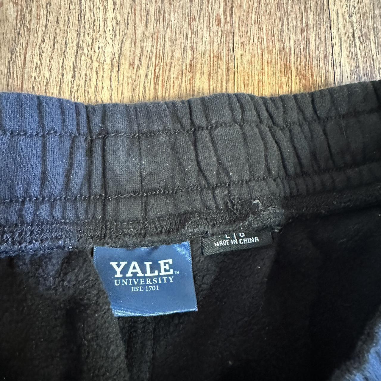 Vintage sweatpants Yale university Size large Waist:... - Depop