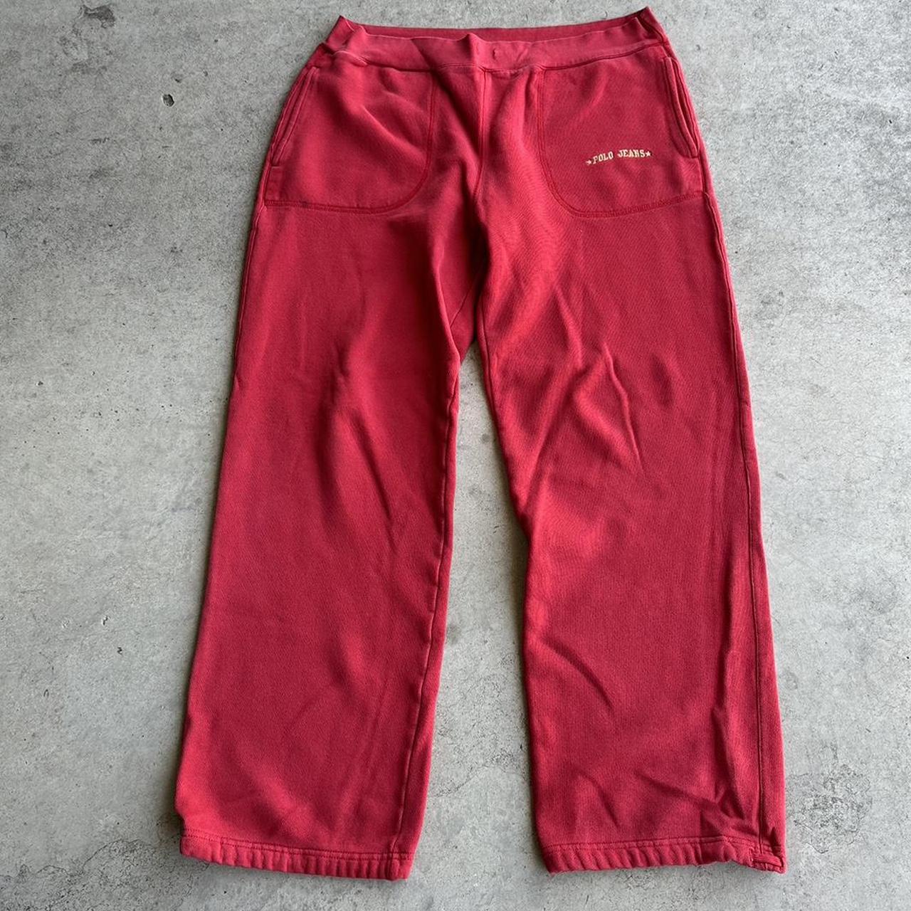 Polo sweatpants Size M (measurements... - Depop