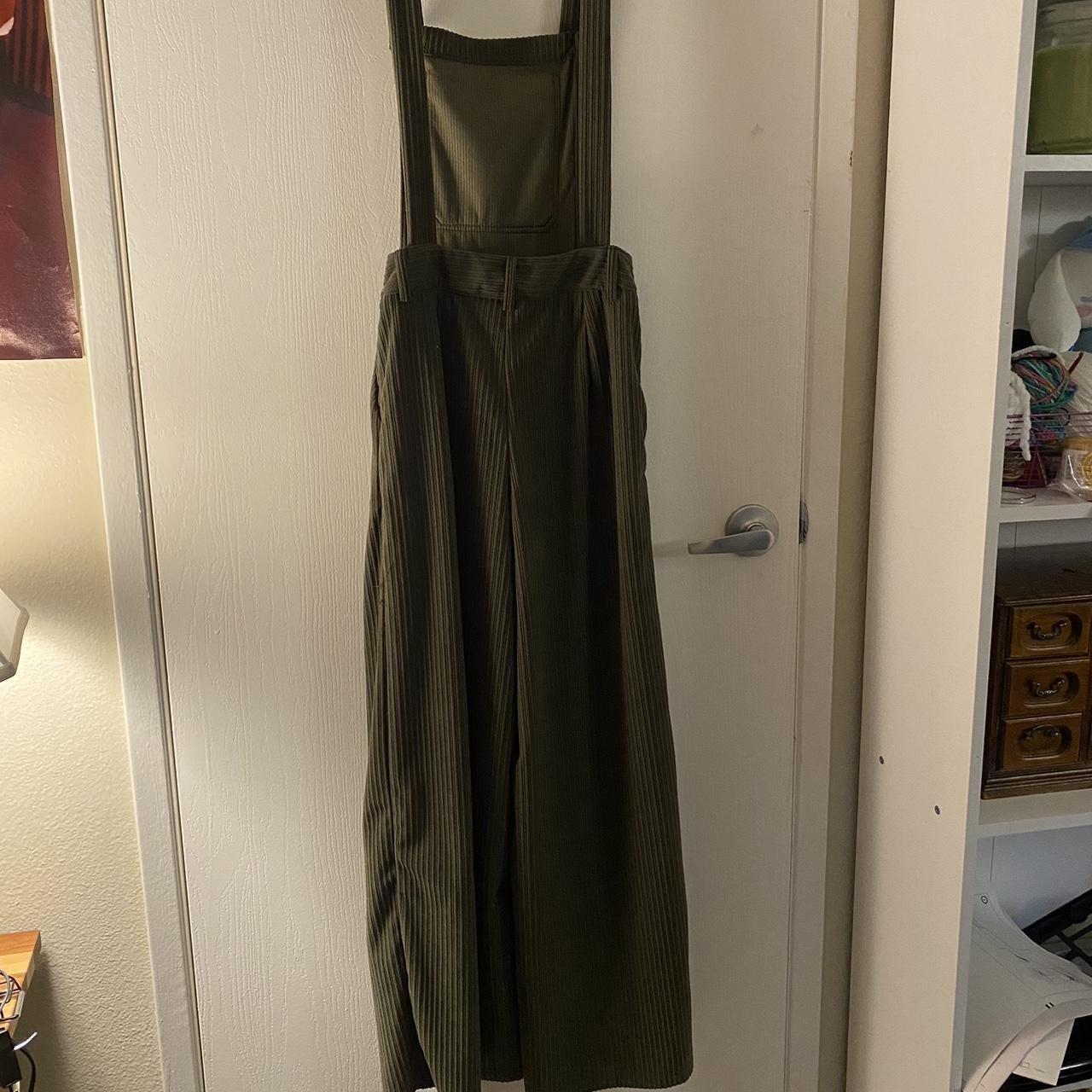 Cider Green Corduroy Overalls - Depop