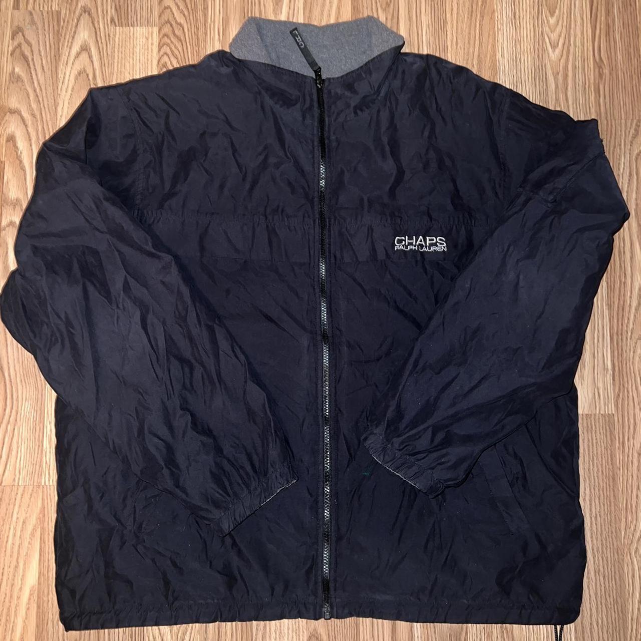 Vintage Chaps RL Puffer Jacket Inside Out... - Depop