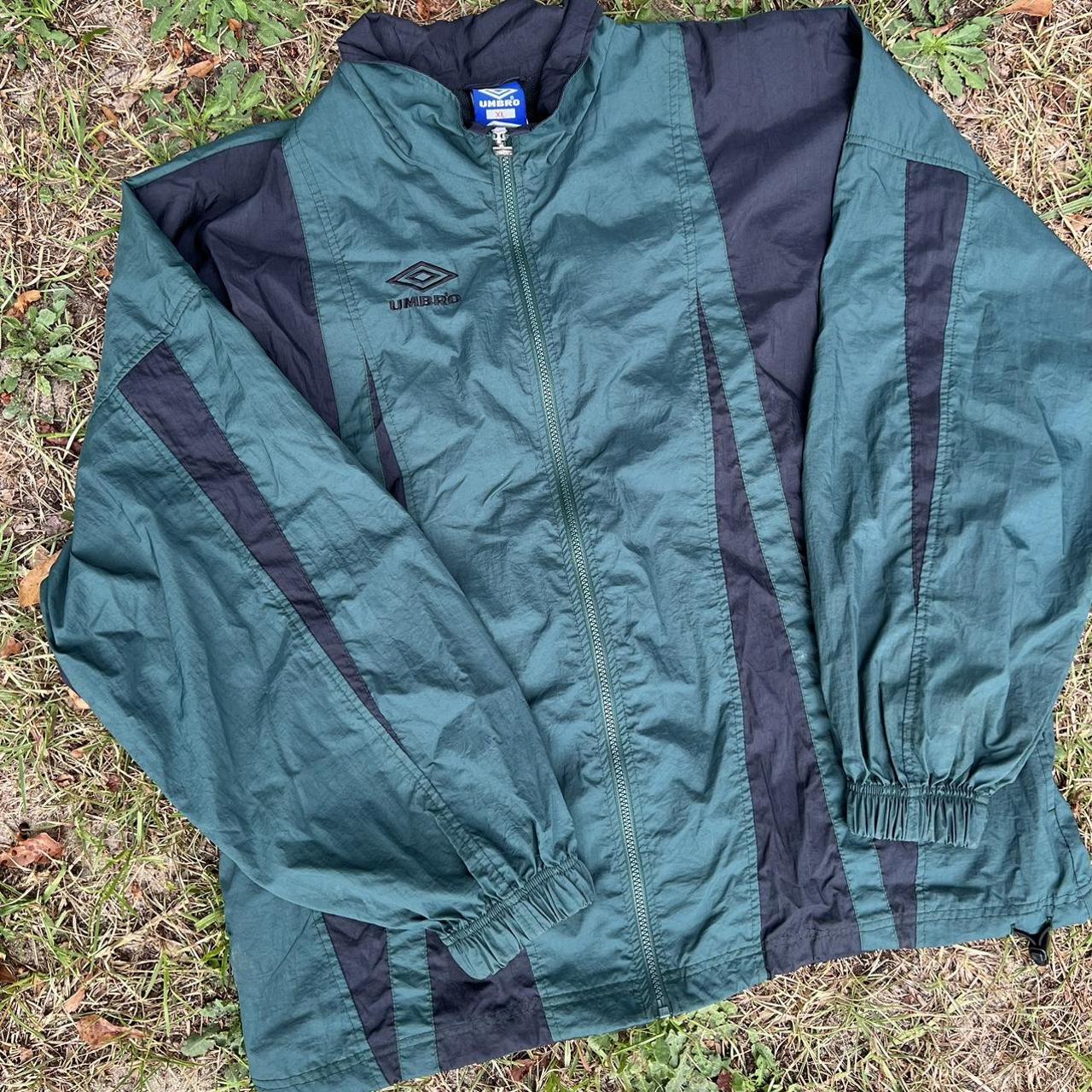 Vintage 90s Umbro Windbreaker Jacket Size XL... - Depop