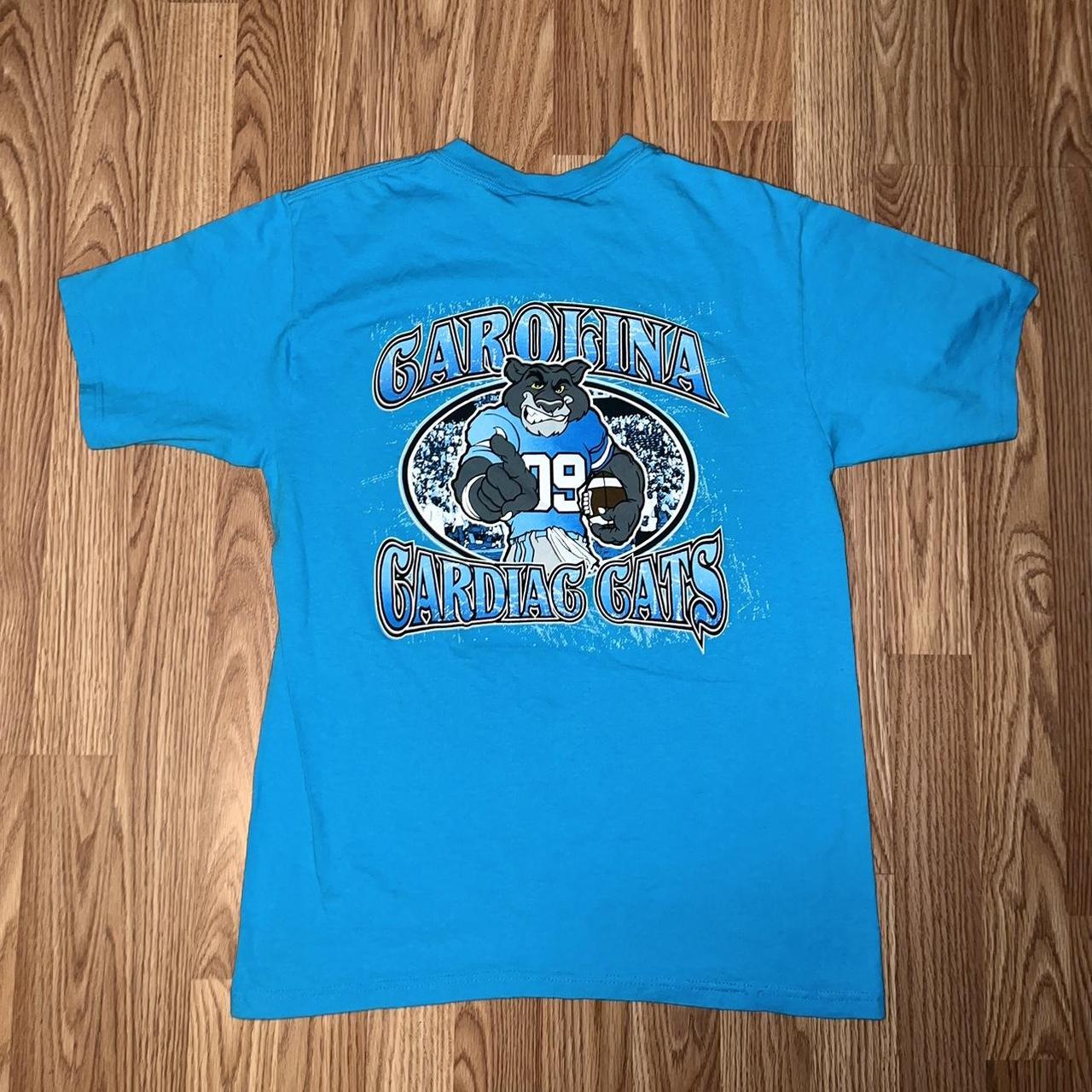 Vintage Carolina Panthers "Cardiac Cats" Parody... - Depop