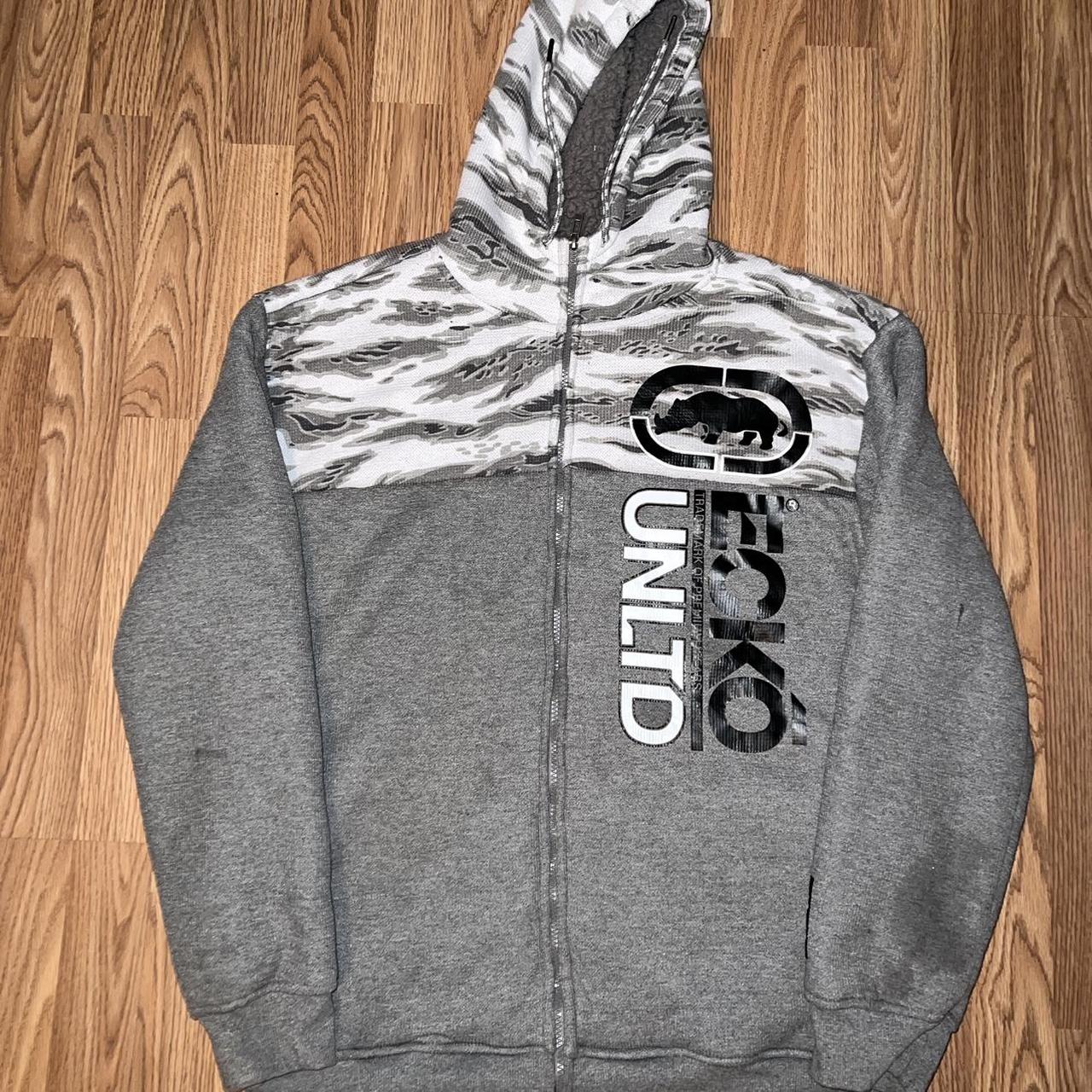 Vintage Y2K ECKO UNLTD Hoodie Size XL Minor Flaw... - Depop