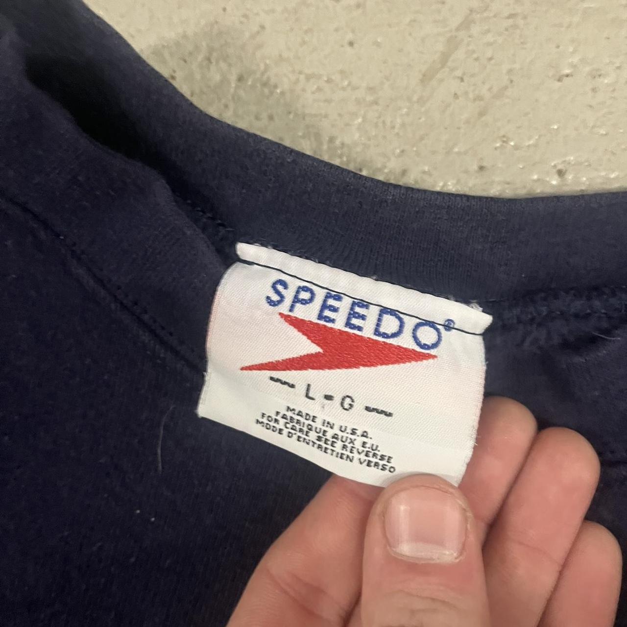 Vintage 90s Speedo Olympics USA Baggy fit crewneck... - Depop