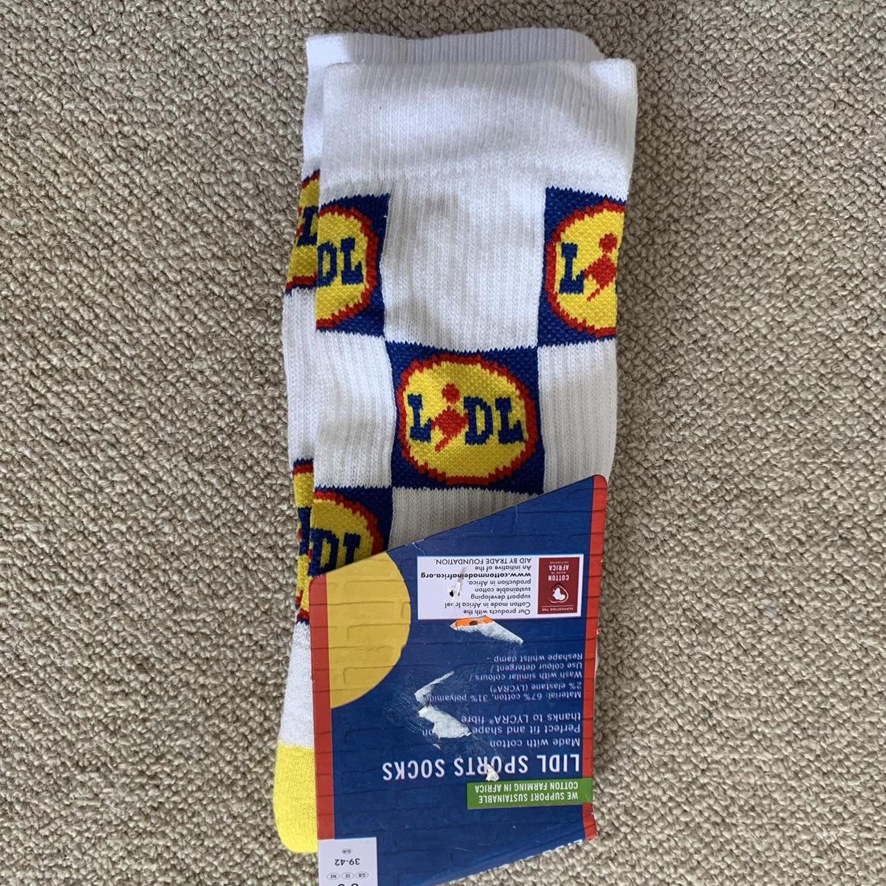 LIMITED EDITION RARE LIDL SOCKS UNWORN, STILL IN... - Depop