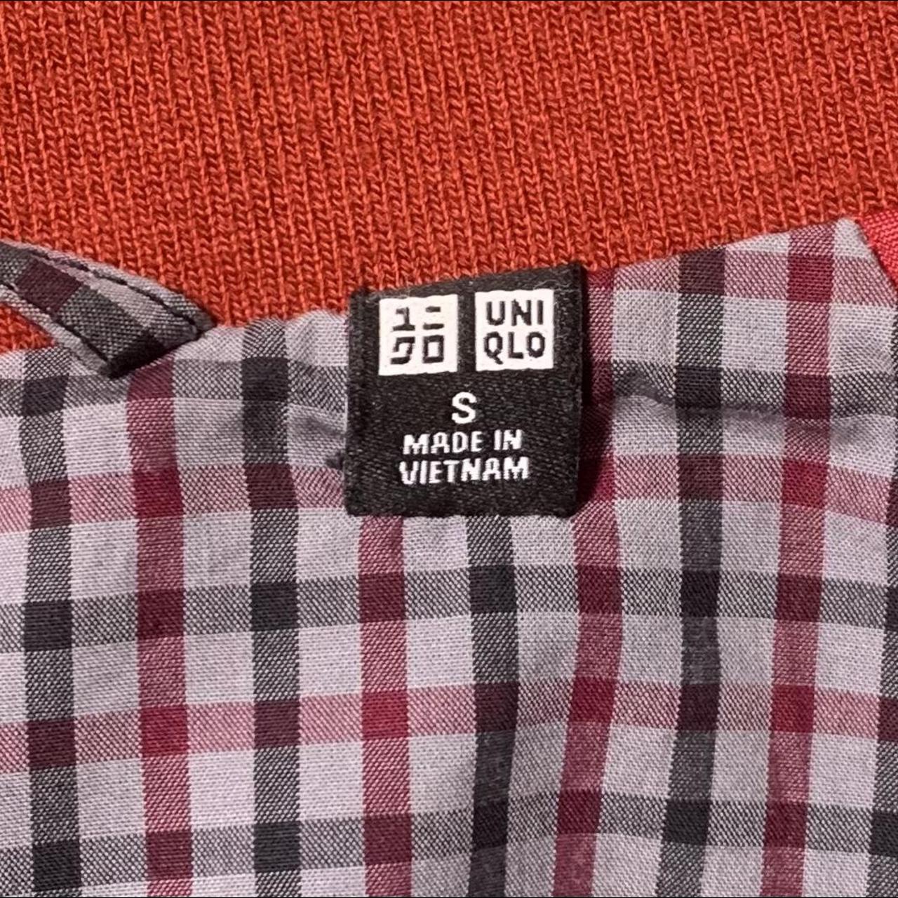 UNIQLO Red Jacket Size Small Nice Crop Worn Once - Depop