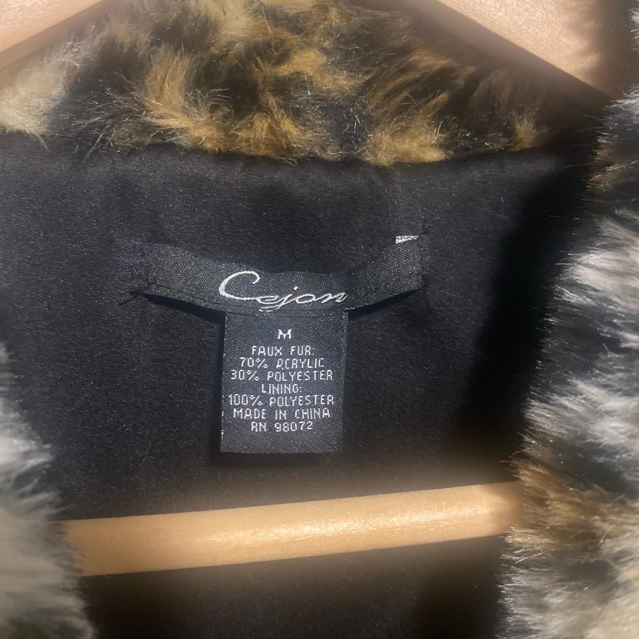 Faux Fur Coat Vest Medium #Y2K #2000s #90s #Fashion - Depop