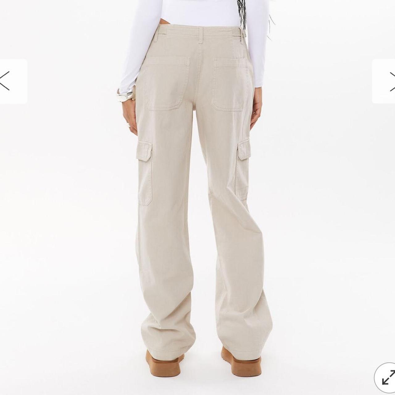 SUPRE MATILDA CARGO PANTS IN TAN SIZE 10 (fits size... | Depop