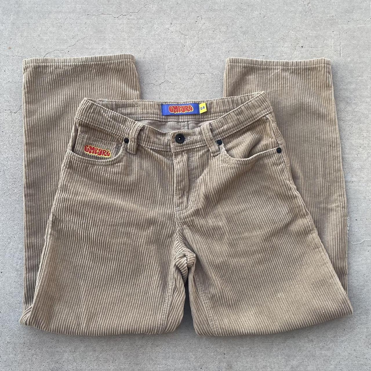 Empyre tan corduroy pants size 24 waist, made for my... - Depop