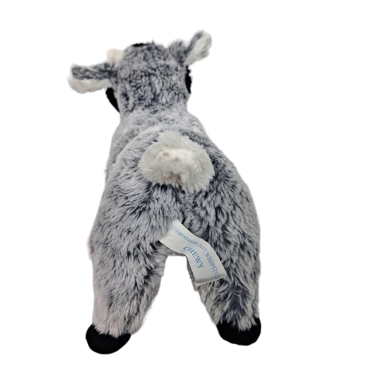 Wishpets Chewy Goat Black White Gray Plush Stuffed... - Depop