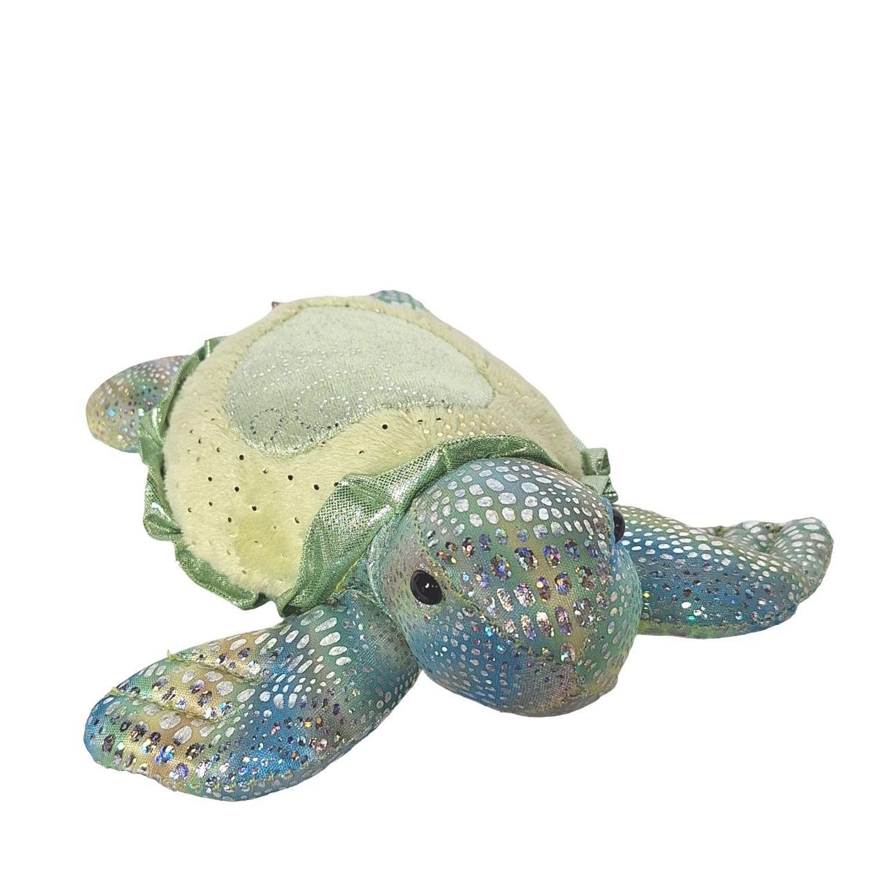 Aurora World Sea Foam Green Sparkle Sea Turtle Plush... - Depop