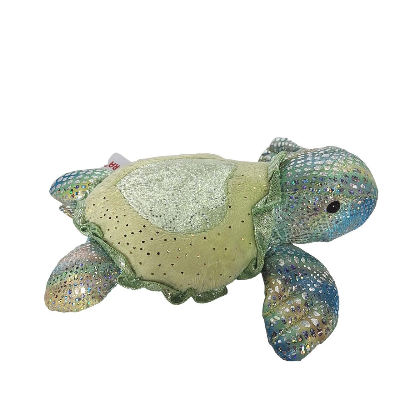 Aurora World Sea Foam Green Sparkle Sea Turtle Plush... - Depop