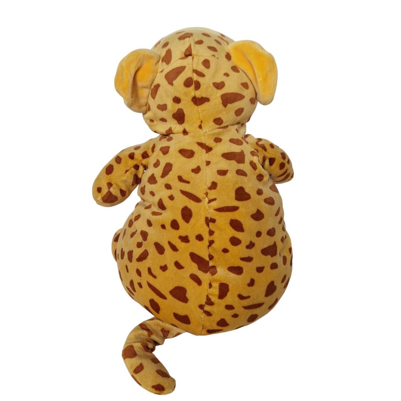 Pillowfort Brown Gold Spotted Weighted Cheetah Plush... - Depop