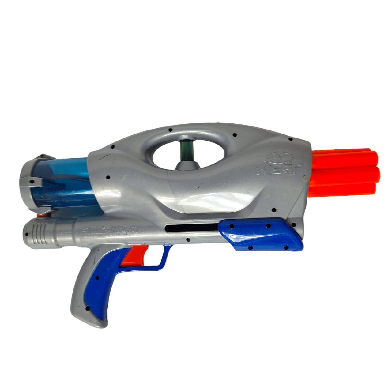 Nerf Air Tech 3000 Liquitron Blue Blaster 6 Shot... - Depop