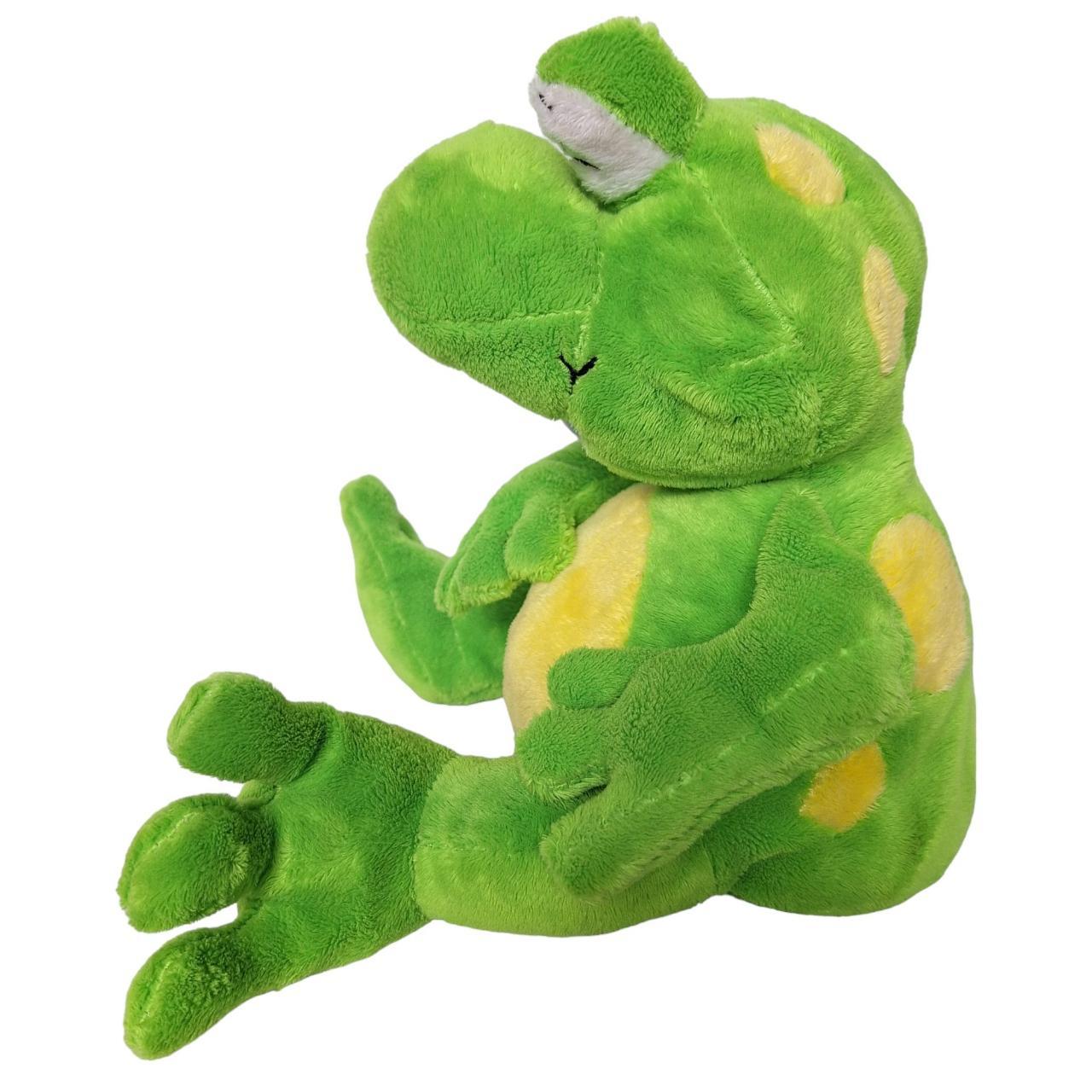 Nuby Tickle Toes Giggling Green Frog Stuffed Plush... | Depop