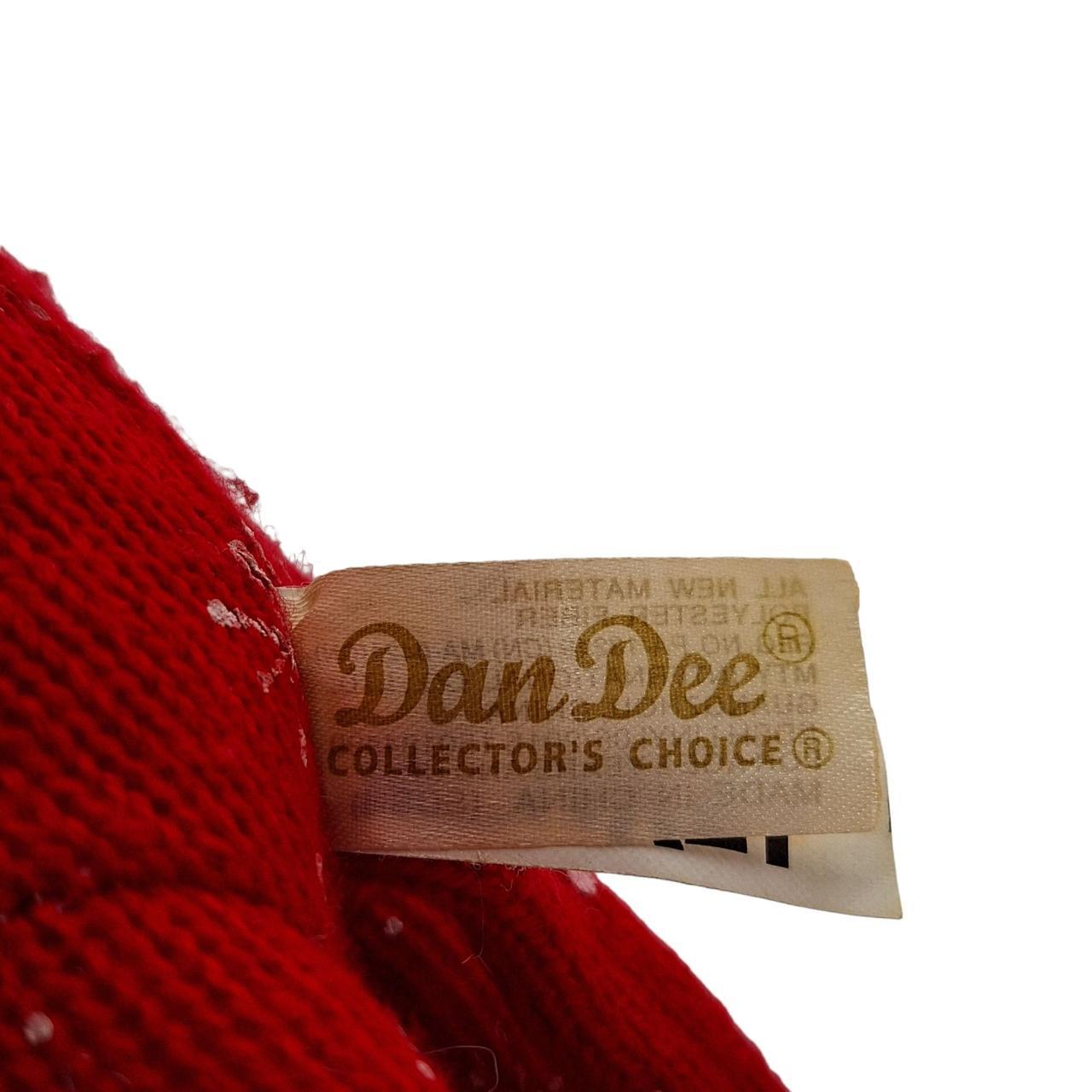 Dan Dee Sock Monkey Red Christmas Snowflake Print... - Depop