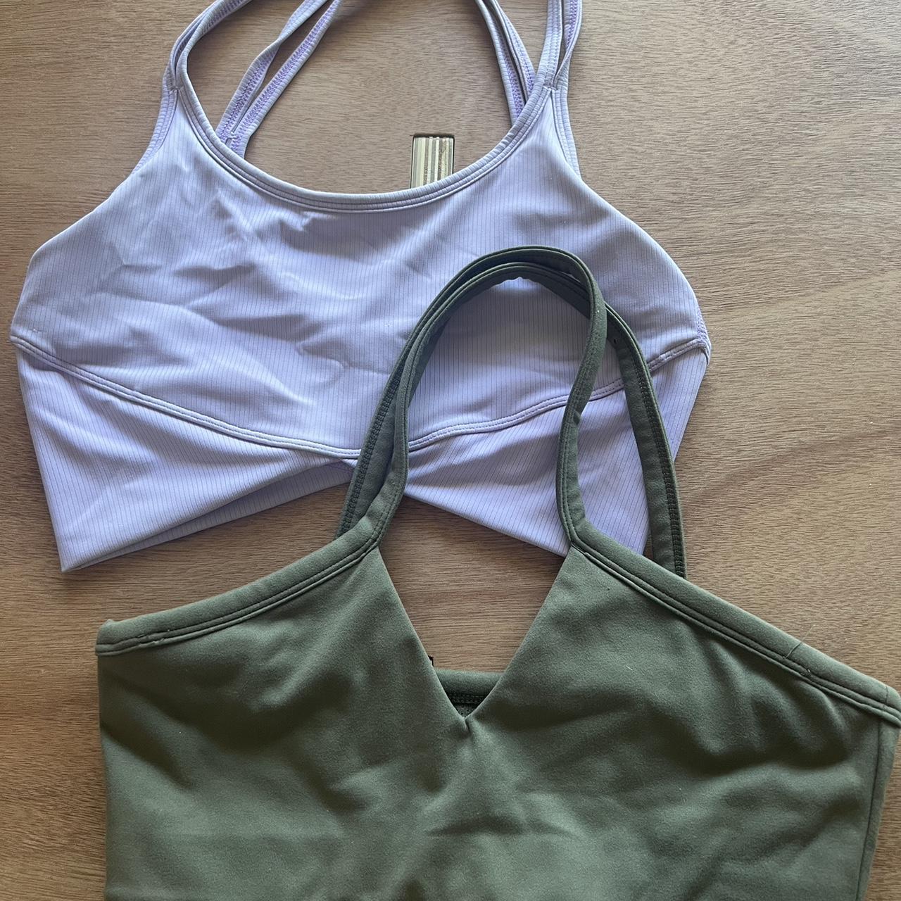 CSB - CSB crop bra Lilac $20 - CSB crop bra... - Depop
