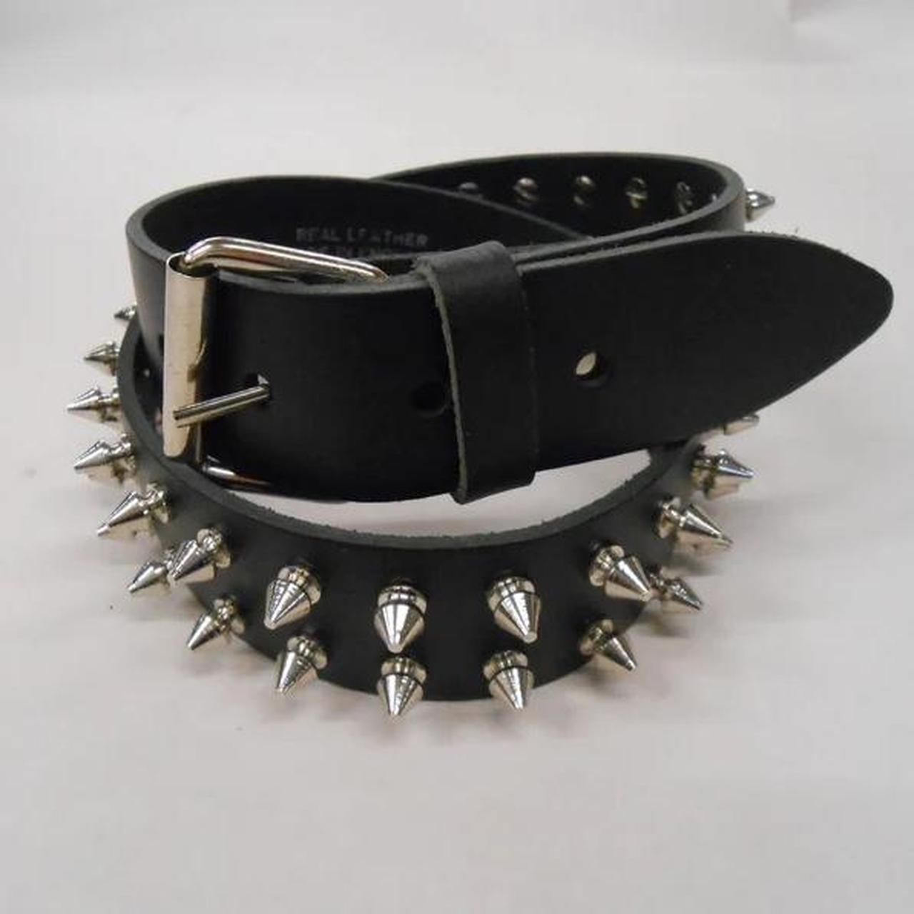 EMO Spike studded belt Medium size NOT... - Depop