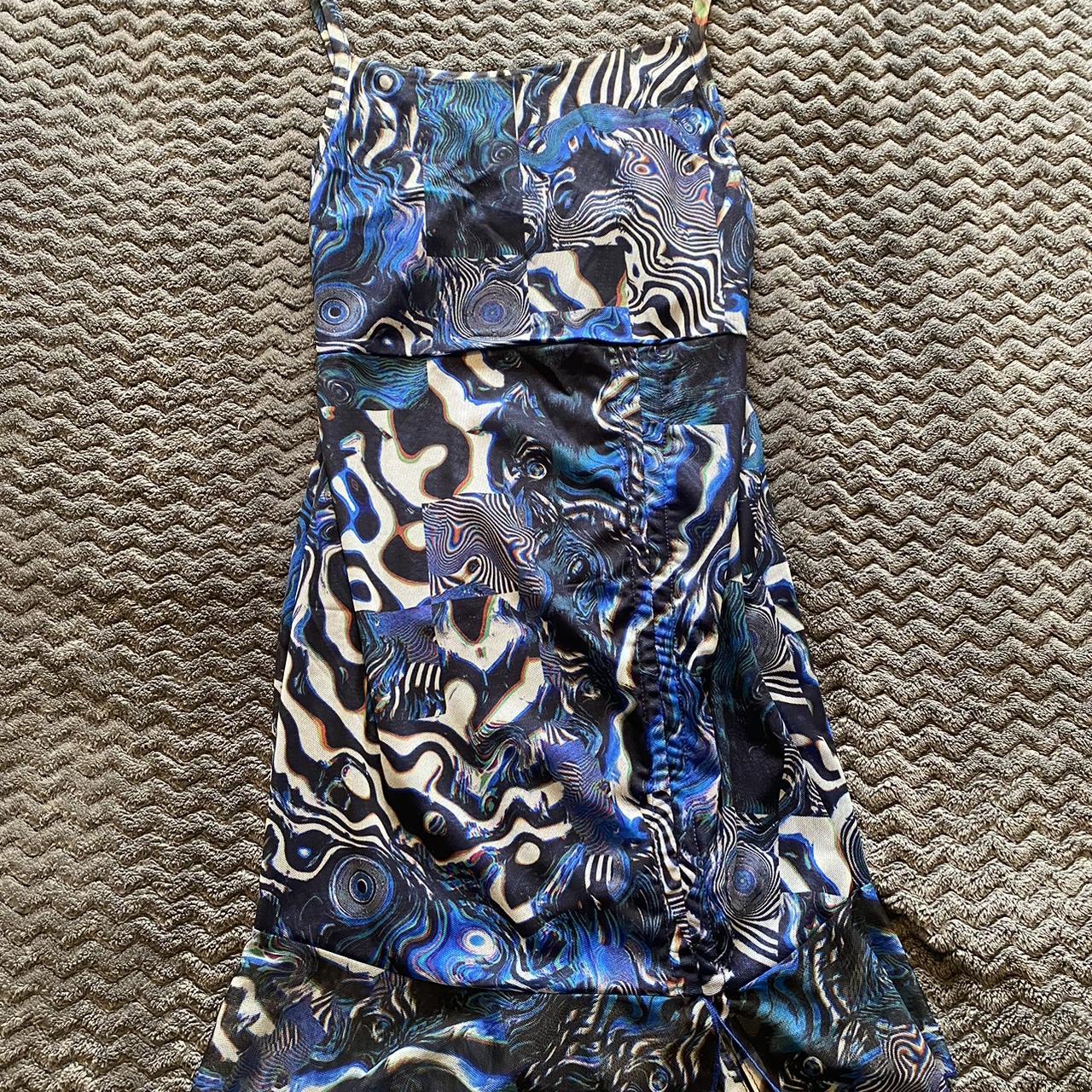 Beautiful patterned dress! Really light on, so... - Depop