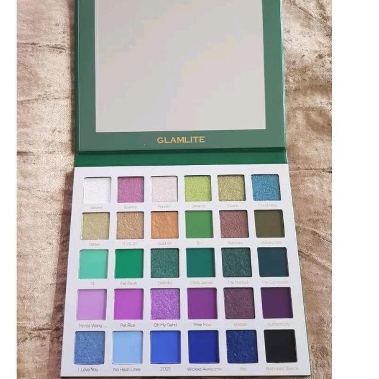 Glamlite x Mikayla paht 2 eyeshadow palette Unused... - Depop