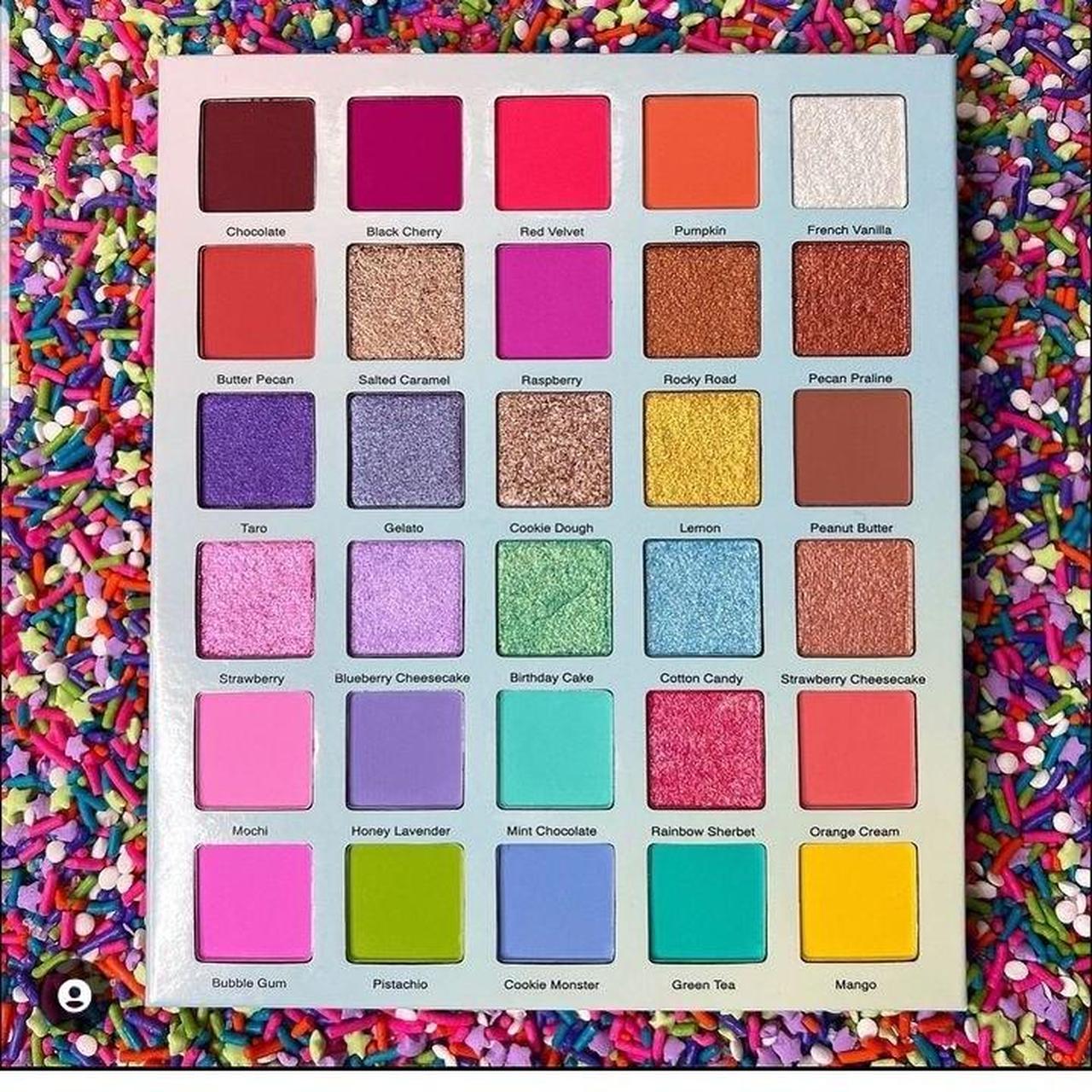 Glamlite Ice Cream Dream Eyeshadow palette Brand... - Depop