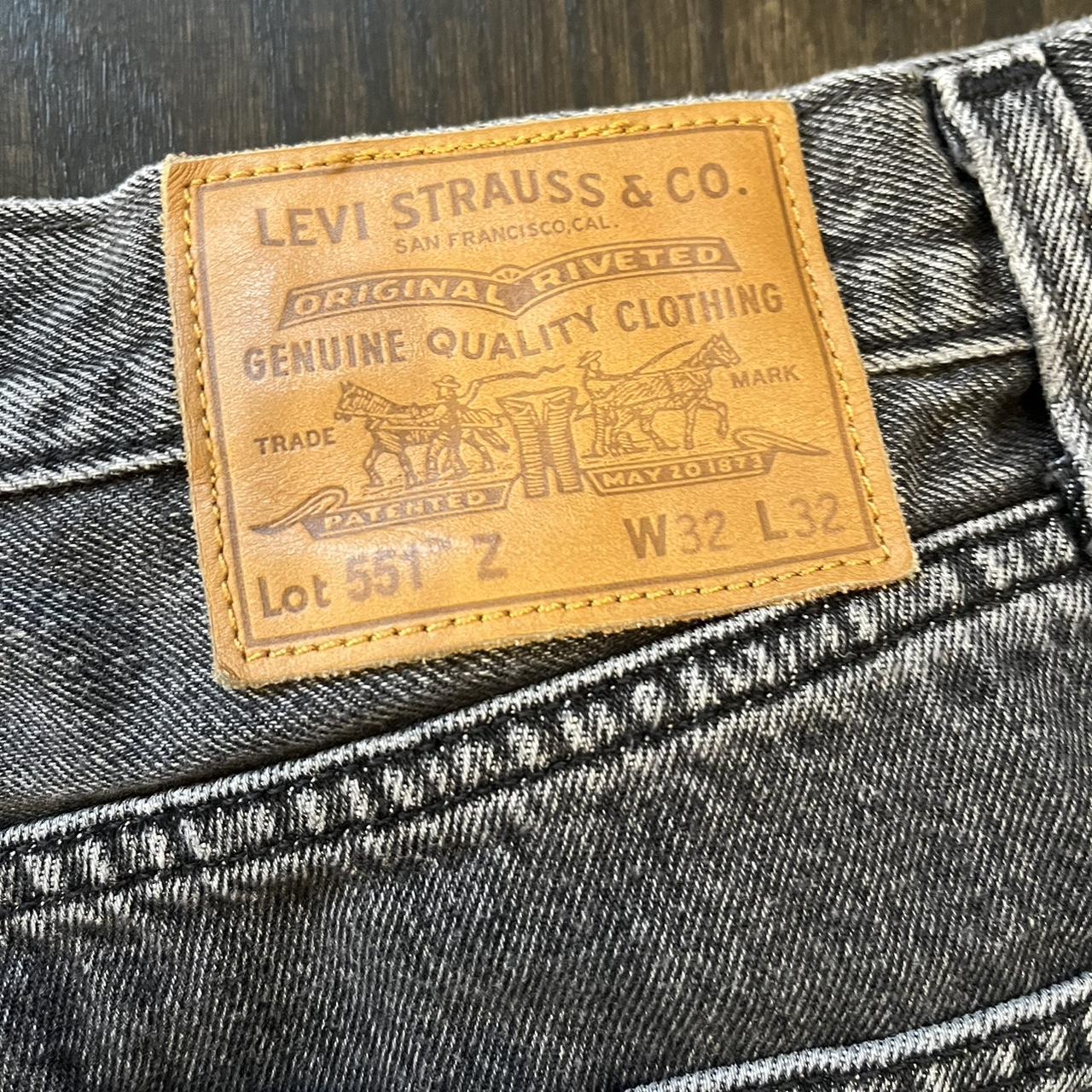 Vintage black Levi’s. Light wash. Super cool and... - Depop