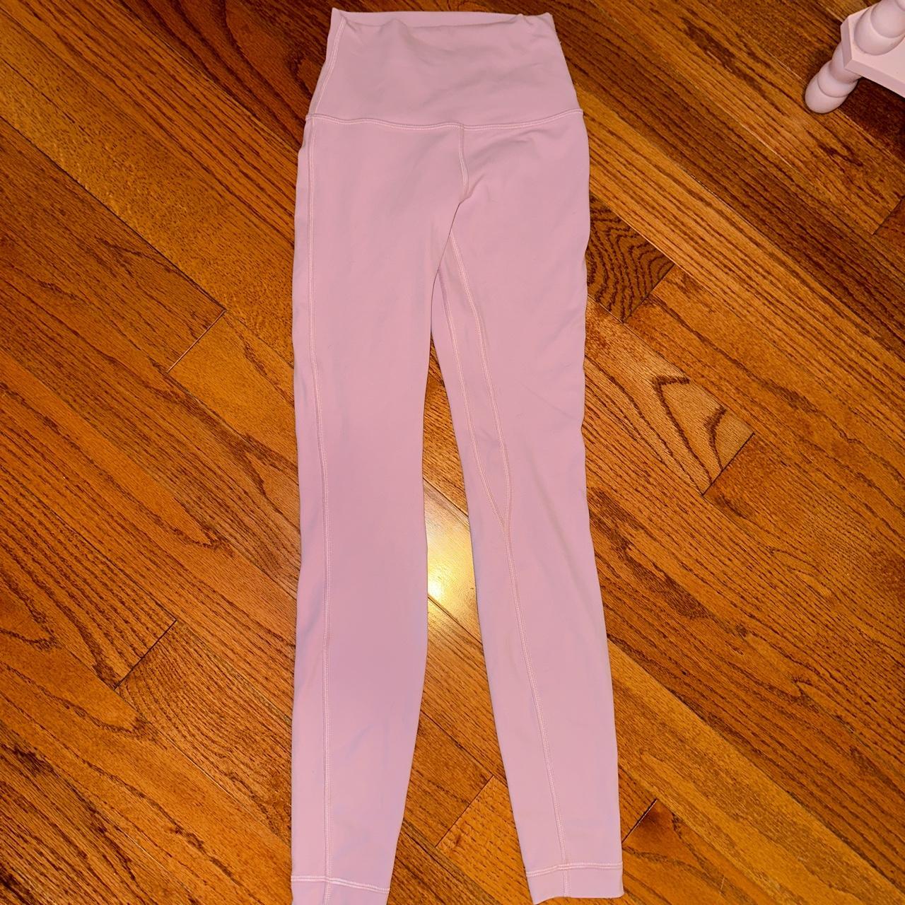 lululemon leggings in the color “peony pink” lightly... - Depop
