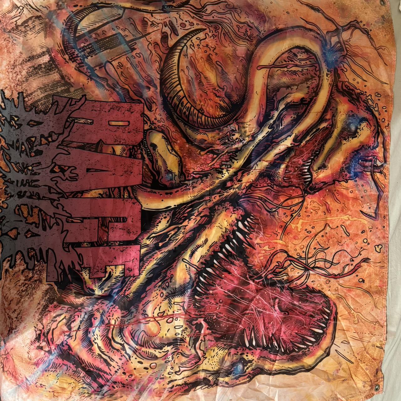 Attila Rage *RARE* Larger wall flag Not available... - Depop