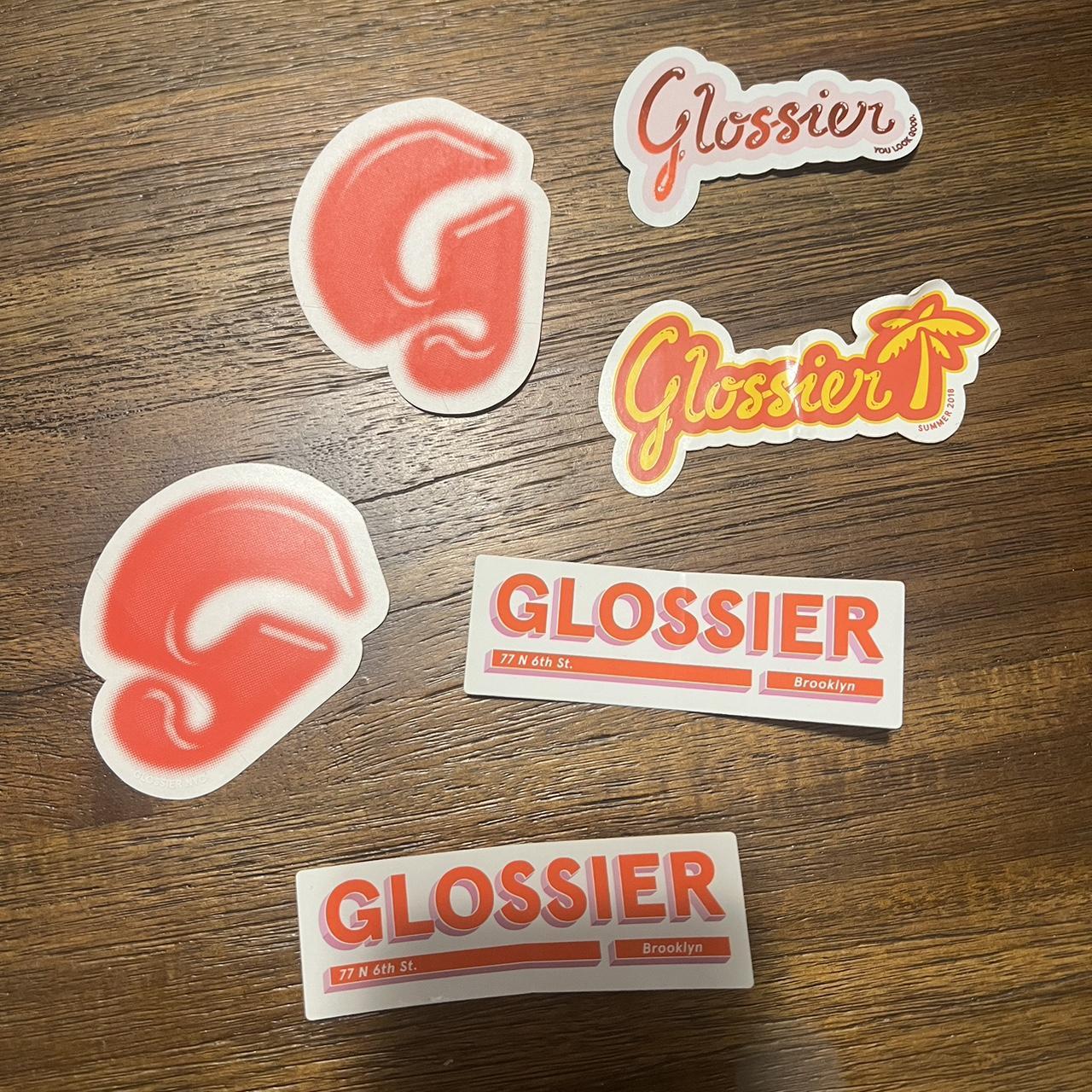 Glossier NYC Sticker Pack *Will come in signature... - Depop