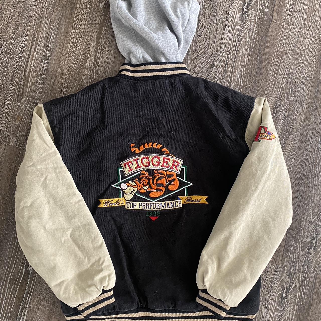 Disney Store Tigger Varsity Jacket. Size: Youth... - Depop