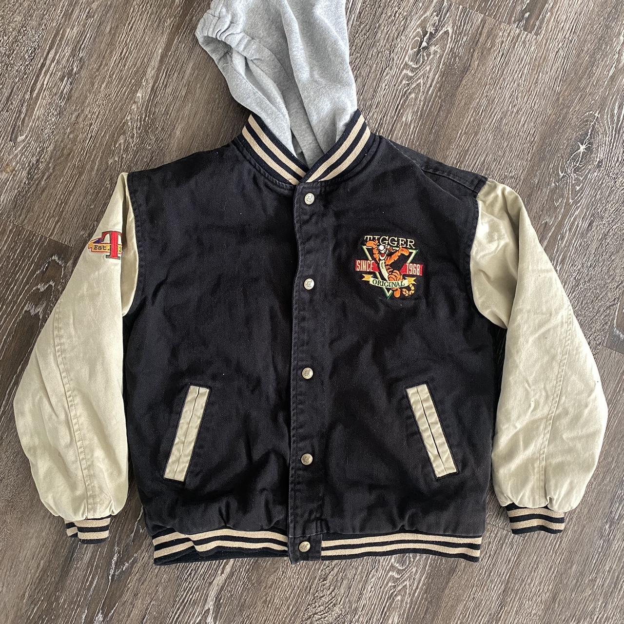 Disney Store Tigger Varsity Jacket. Size: Youth... - Depop
