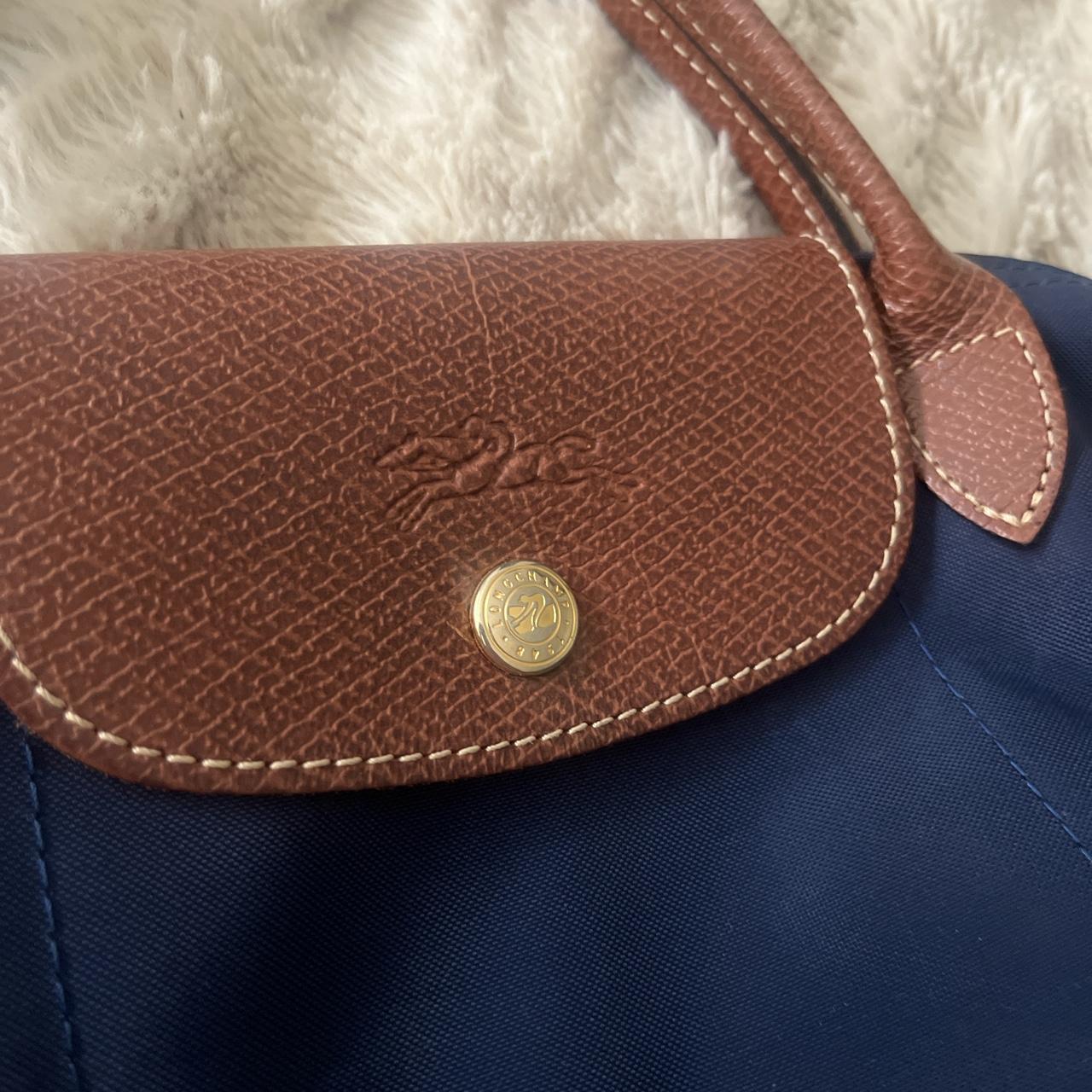 Longchamp small bag with handles. Small mark at the... - Depop