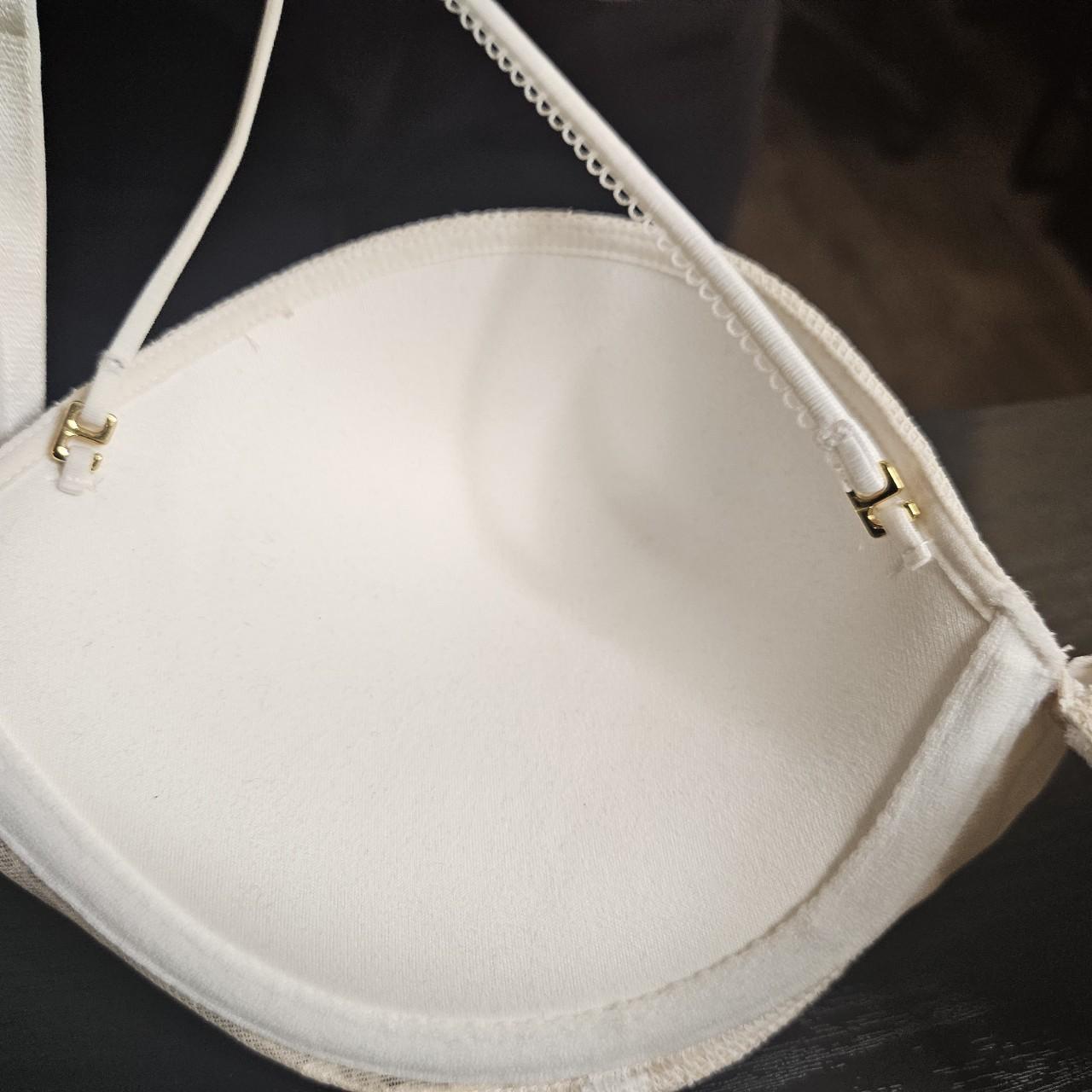 Victoria's Secret Women's White and Cream Bra | Depop