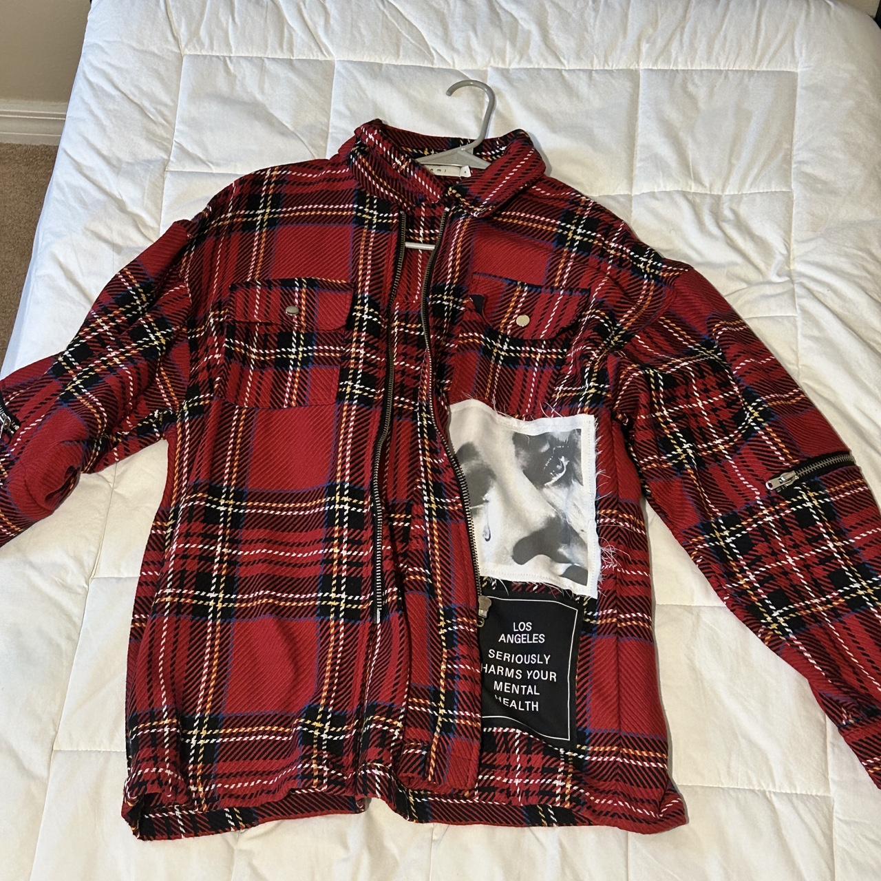 Mnml flannel shirt size medium - Depop