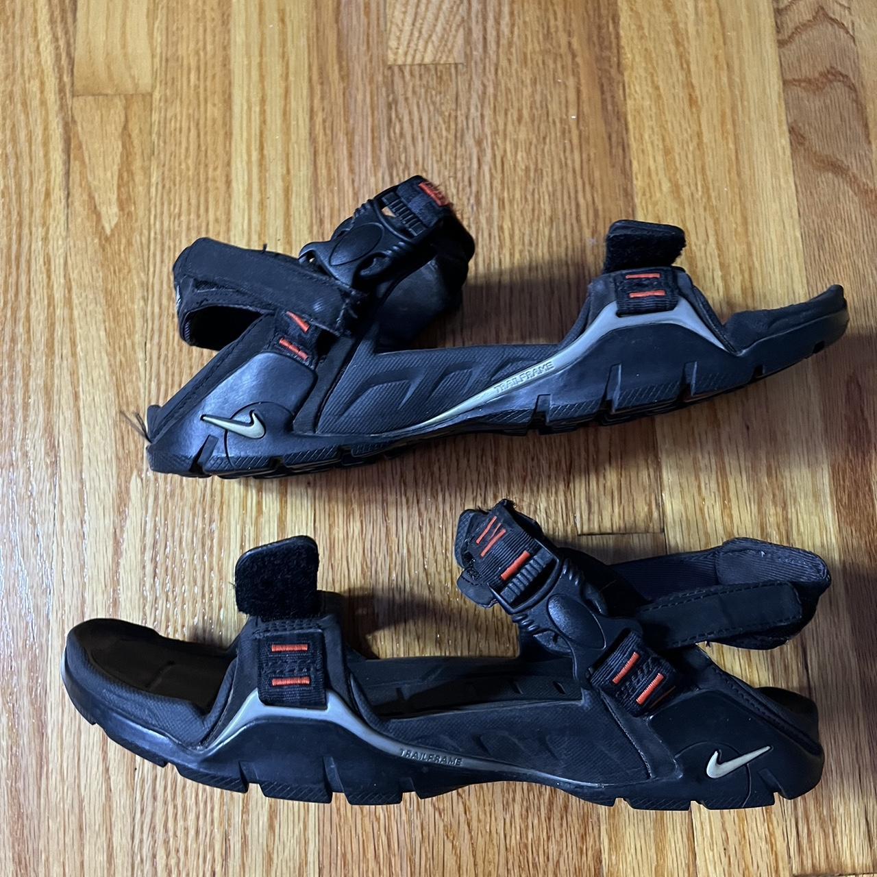 Nike ACG sandals - black Size 9... | Depop