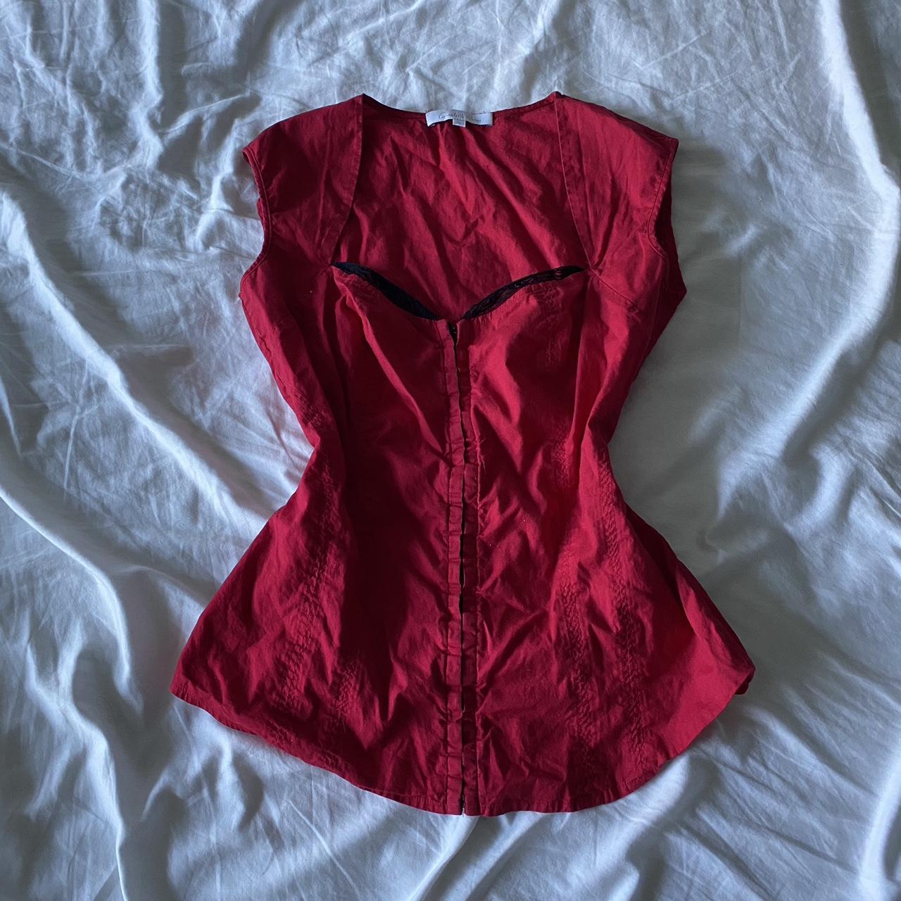 vintage Charlotte Russe lace office siren style... - Depop