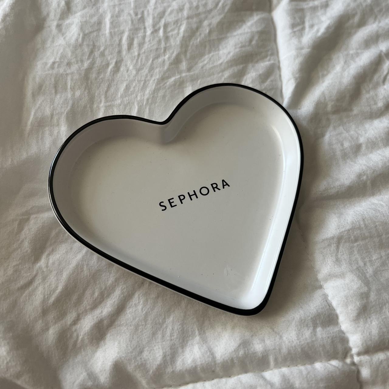 Sephora Glass Heart Shaped Tray - good for... - Depop