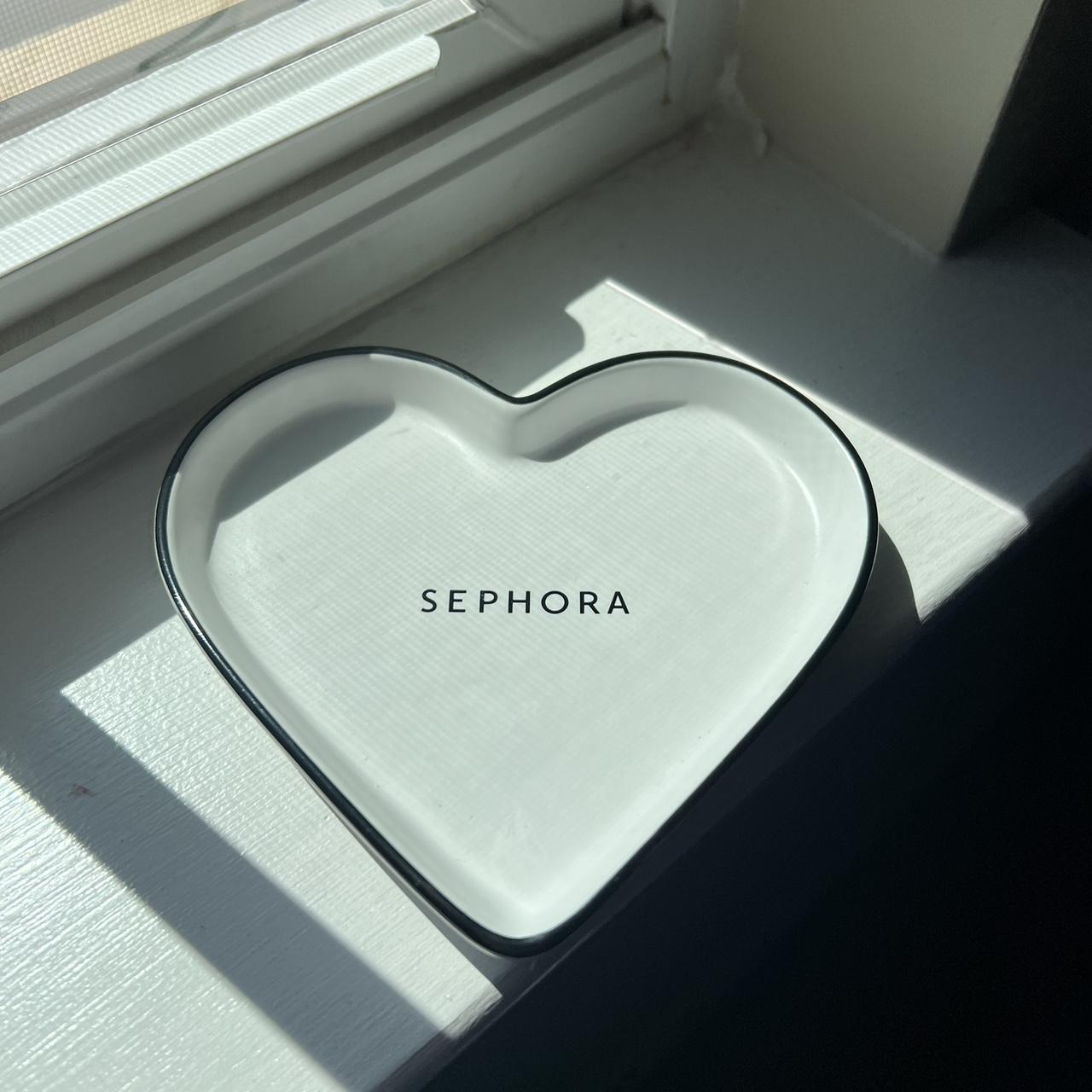 Sephora Glass Heart Shaped Tray - good for... - Depop