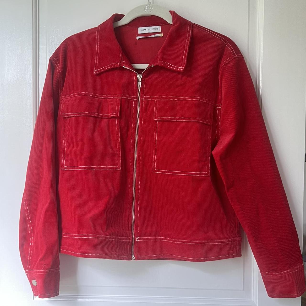 Urban Outfitters Women's Red Jacket | Depop