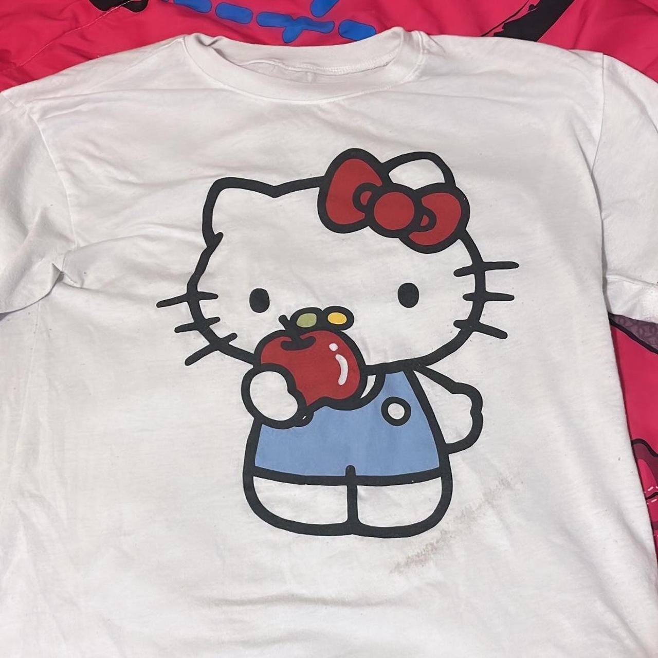 Hello kitty tee Has a stain that won’t come out... - Depop