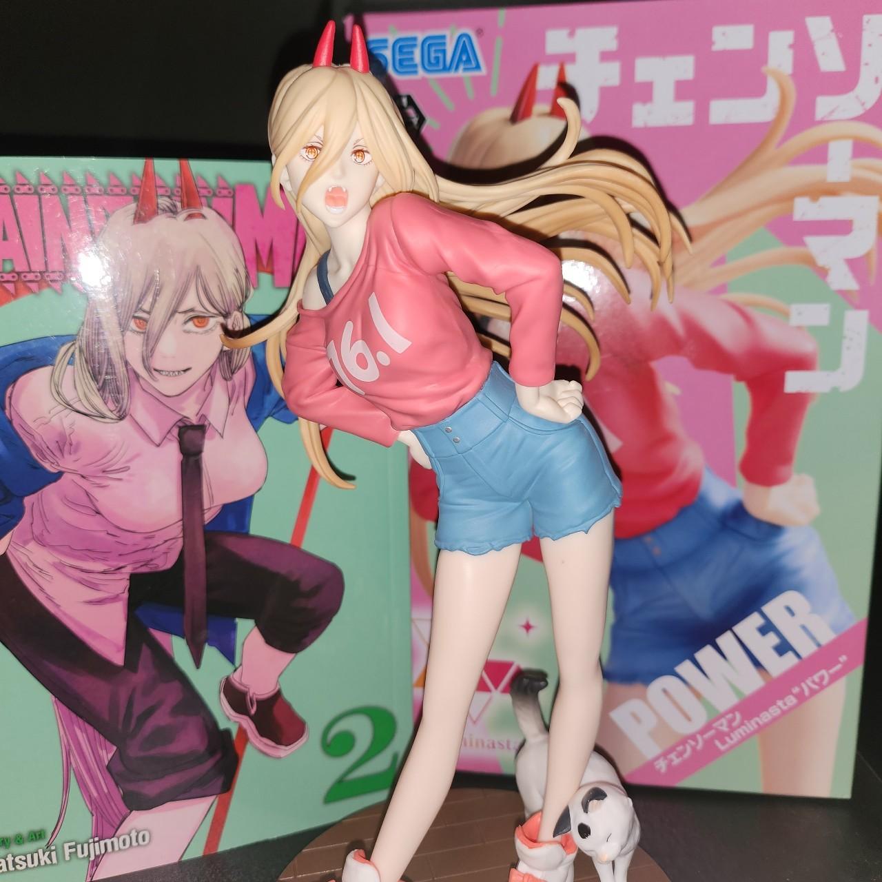 Power chainsaw man Sega fig with box! 🩷 message for... - Depop