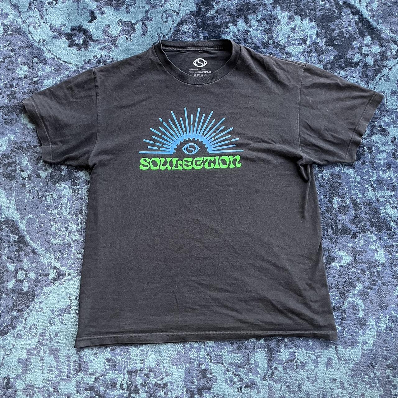 Vintage Soulection tee. Perfectly worn in black with... - Depop