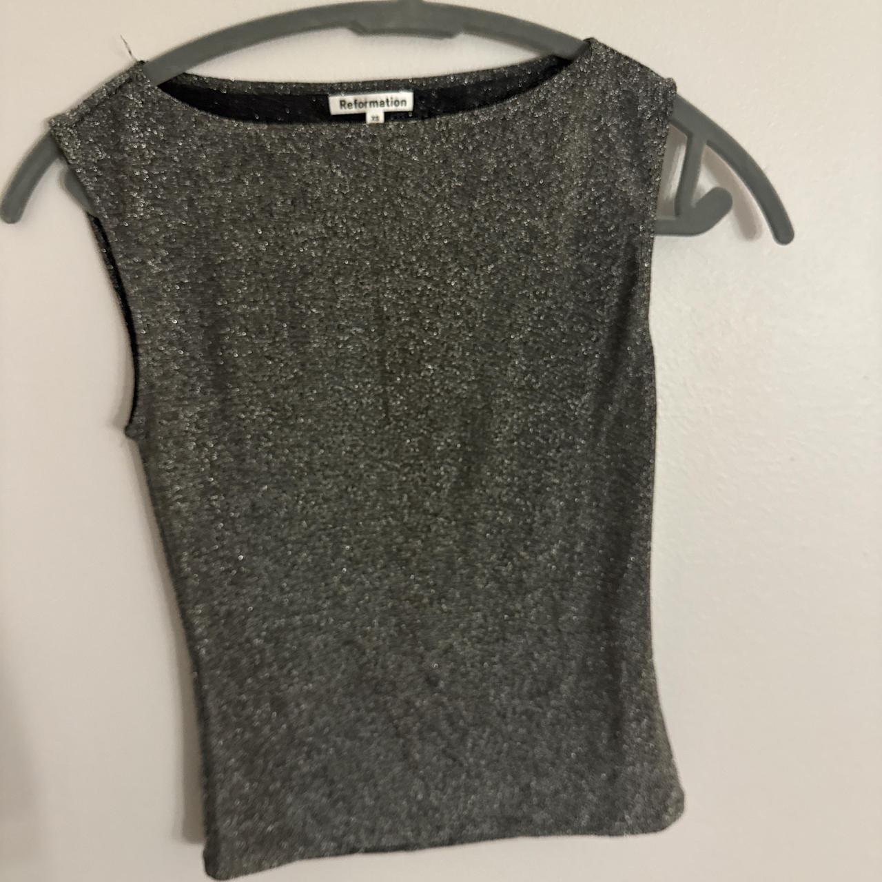 Reformation sparkly top Worn once Not sold anymore | Depop