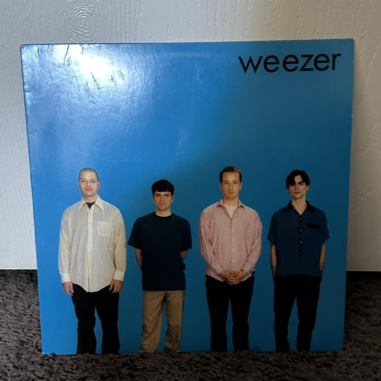 weezer blue album vinyl - marble blue copy played... - Depop