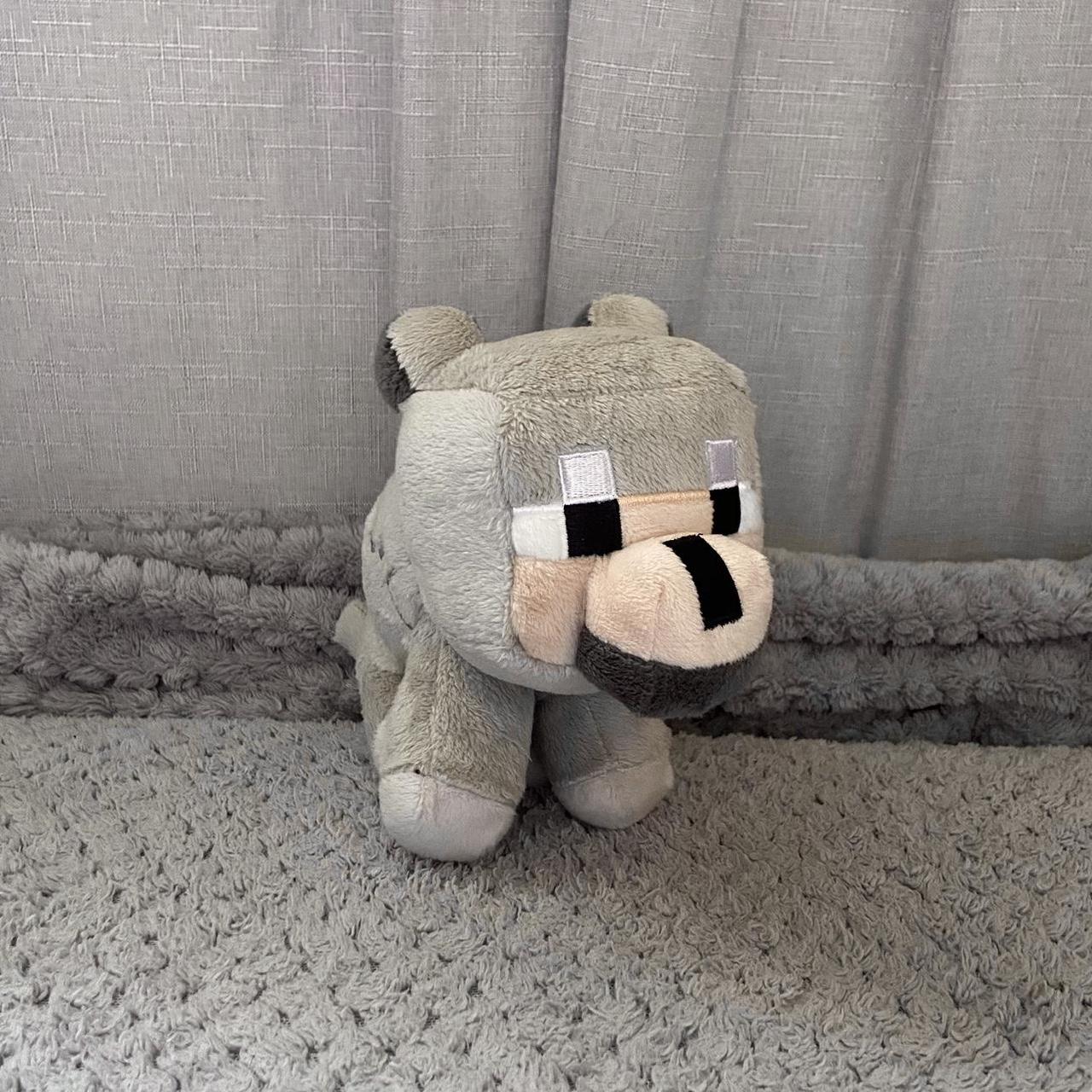 baby minecraft wolf plush ♡ in new condition ♡... | Depop