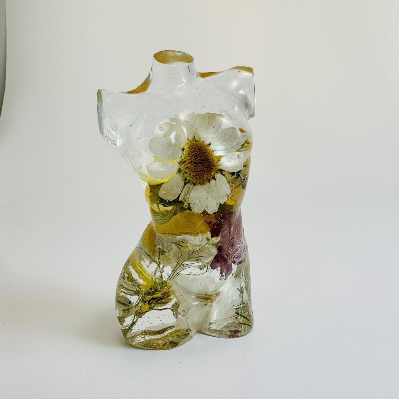 Female body alter piece Handmade w epoxy resin and... - Depop