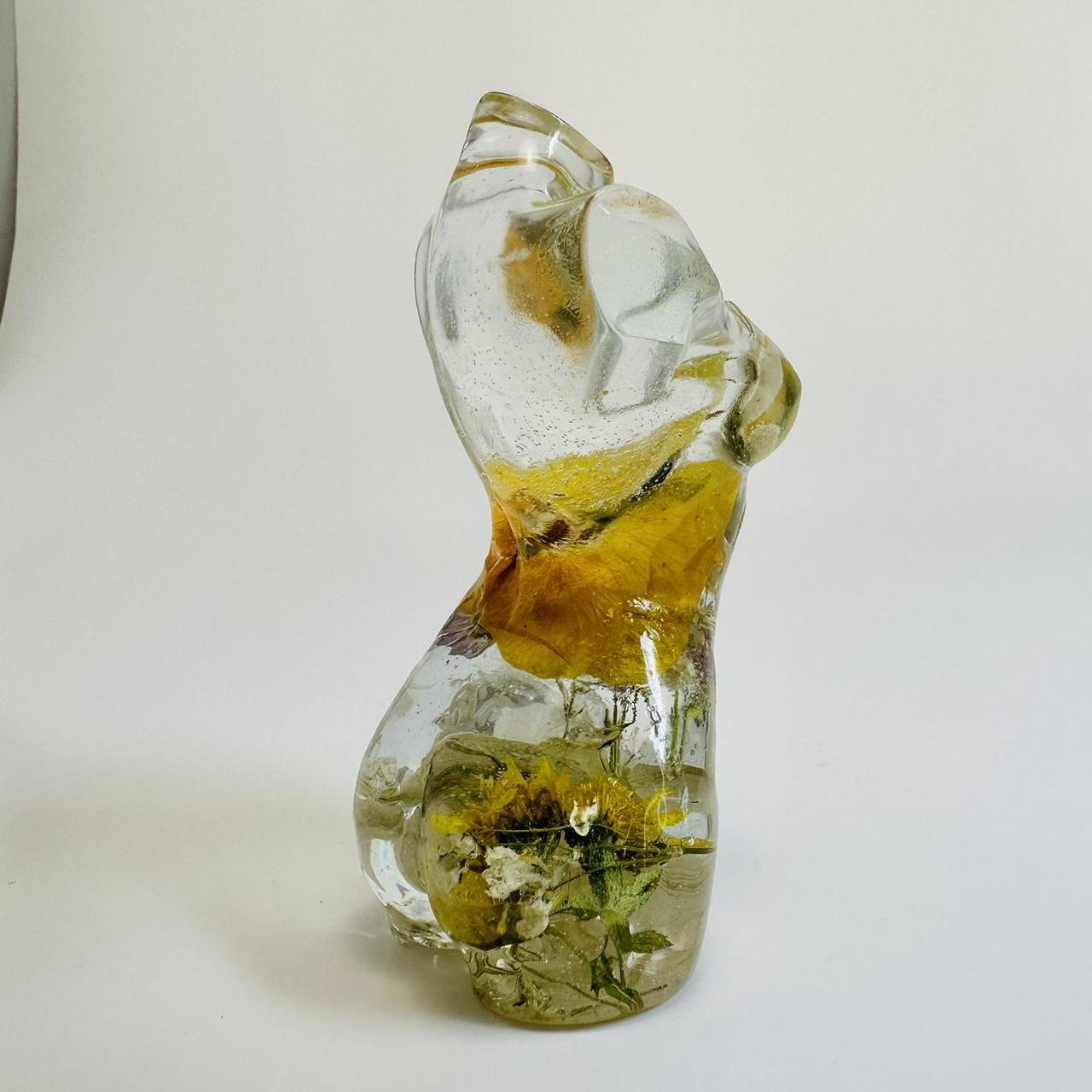 Female body alter piece Handmade w epoxy resin and... - Depop