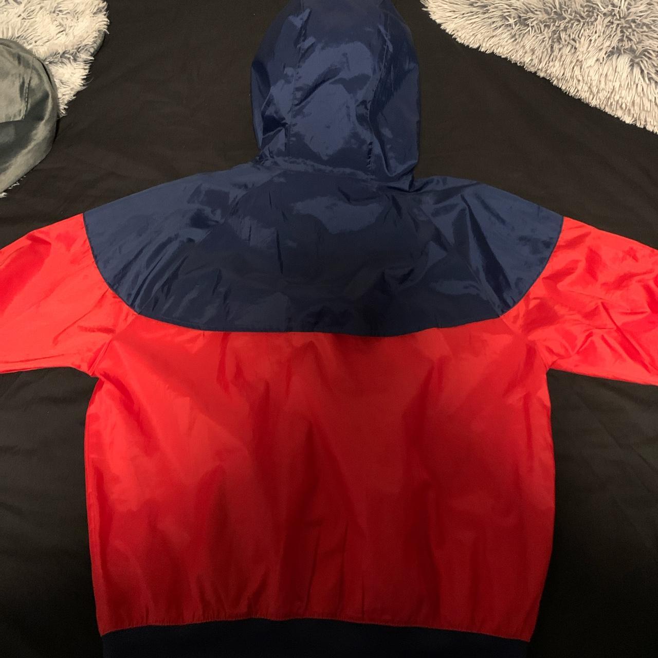 blue and red Nike windbreaker size small men’s... - Depop