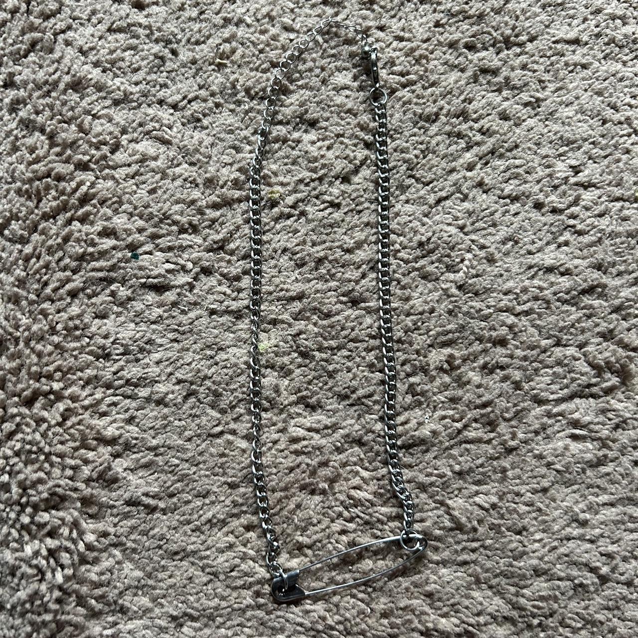 paperclip necklace #emo - Depop