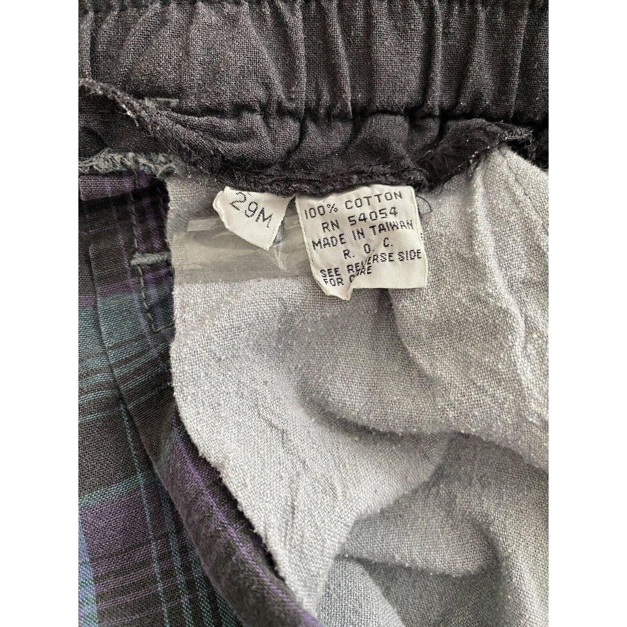 Bugle Boy Men's Black and Purple Trousers | Depop